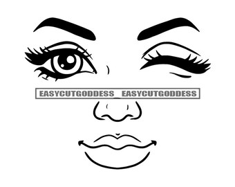 Winky Face Png - Etsy