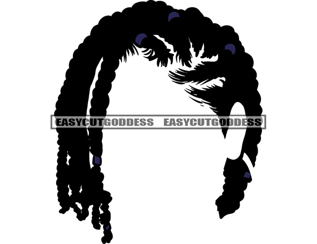 Woman Head Locs Dreads Dreadlocks Braids Hairstyle New Trending Beauty ...
