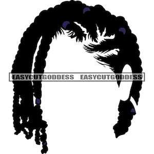 Woman Head Locs Dreads Dreadlocks Braids Hairstyle New Trending Beauty ...