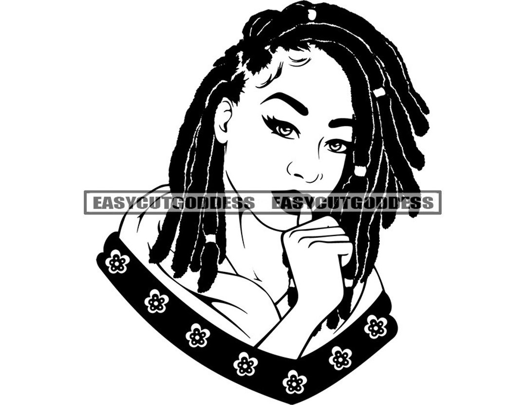 Melanin Woman Locs Dreads Dreadlocks Hairstyle Black African American ...