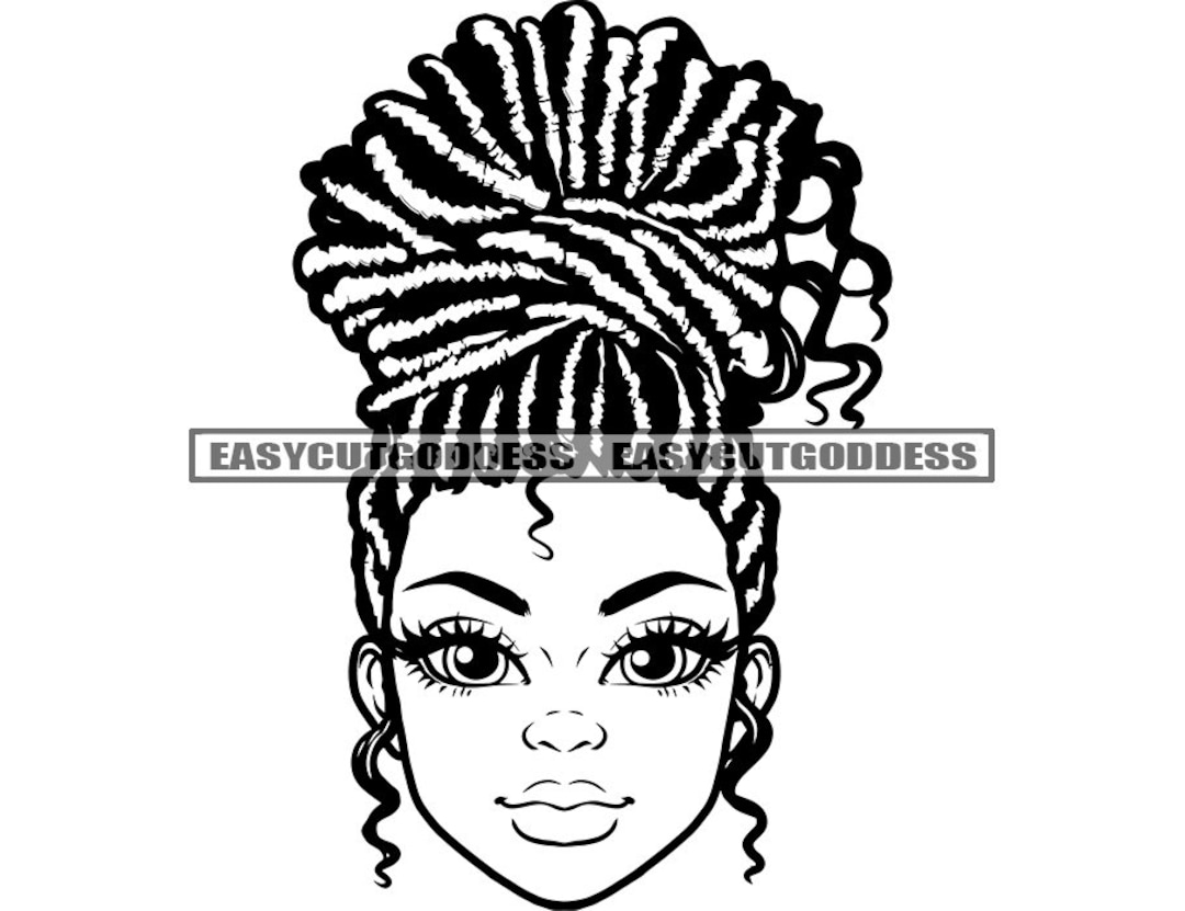 Melanin Pretty Woman Locs Dreads Dreadlocks Hairstyle Black African ...