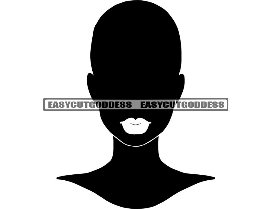 Female Head Silhouette Png