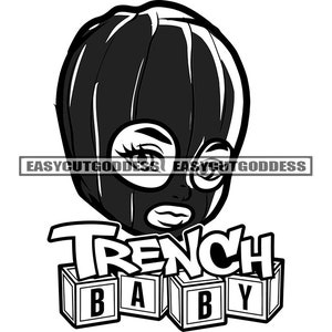 Trench Baby Savage Quotes Gangster Boy Portrait Ski Mask Burglar Street ...