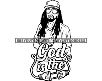 Black Locs Man Png - Etsy