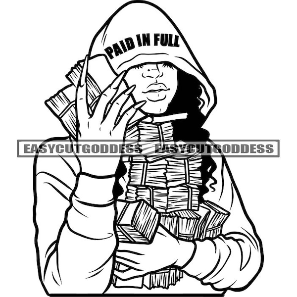 Paid in Full Svg File - Etsy