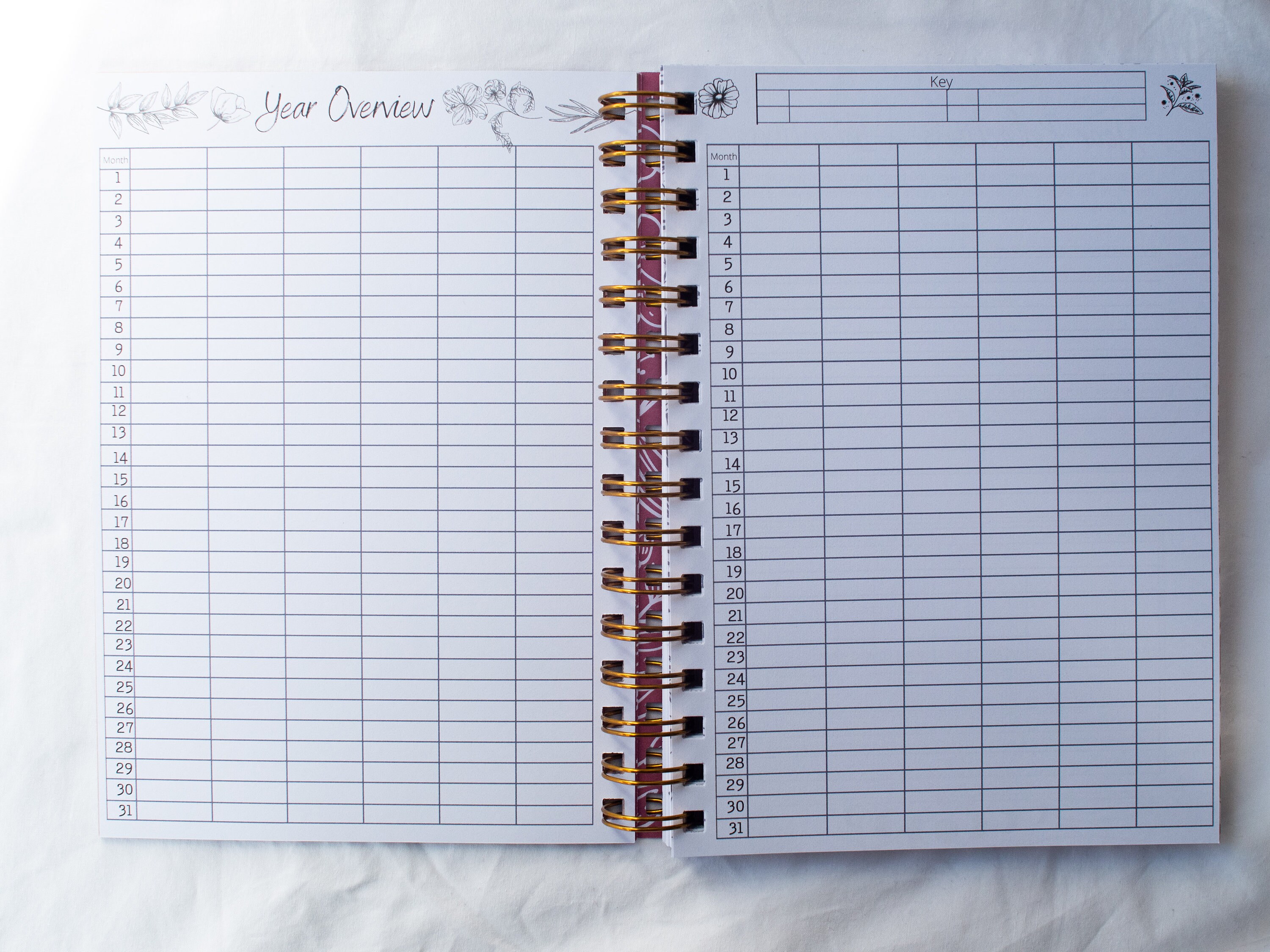Menstrual Cycle Journal | Blank & Undated | Period Tracker | Fertility ...
