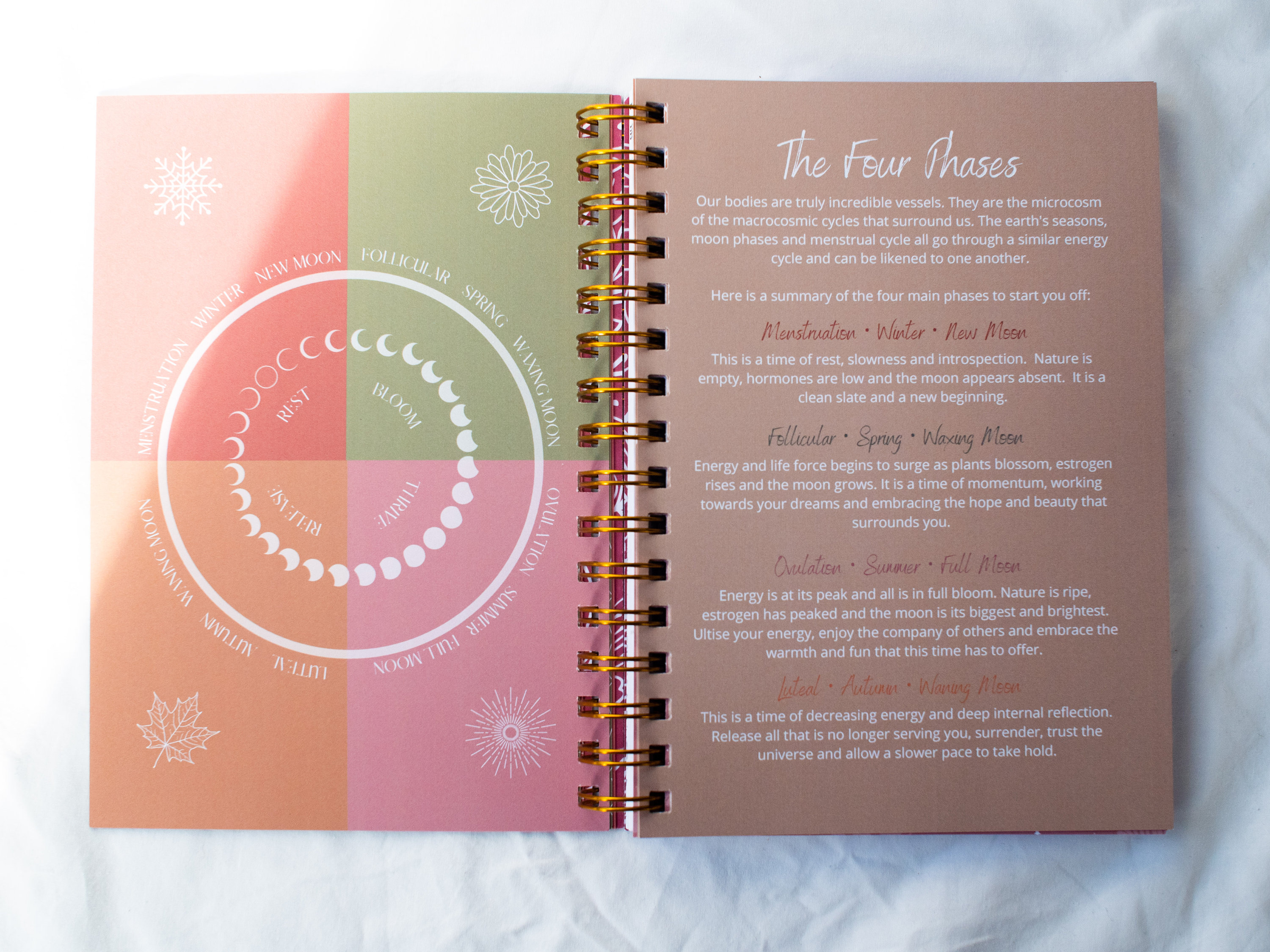 Menstrual Cycle Journal | Blank & Undated | Period Tracker | Fertility ...