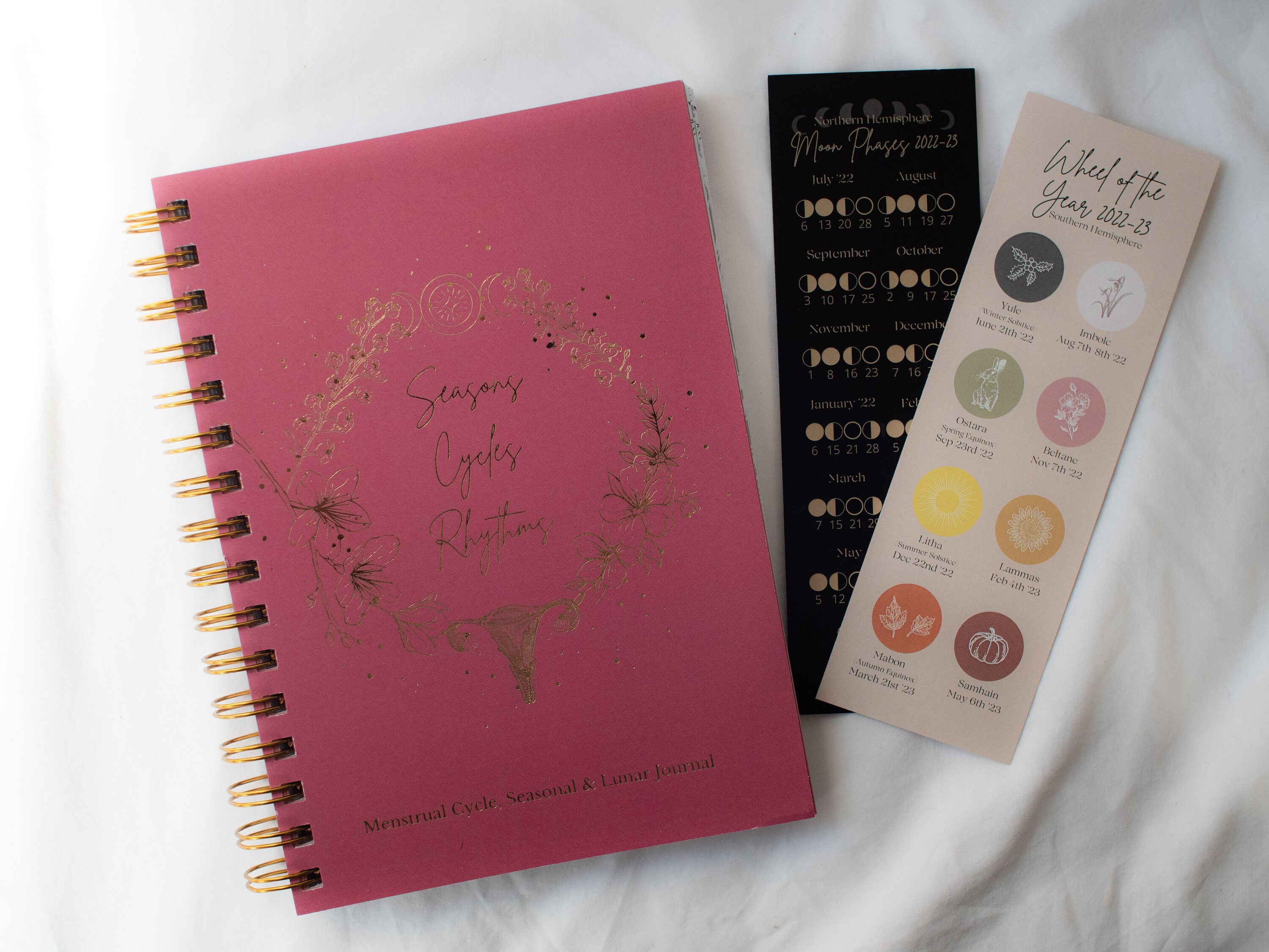 Menstrual Cycle Journal Blank & Undated Period Tracker Fertility ...