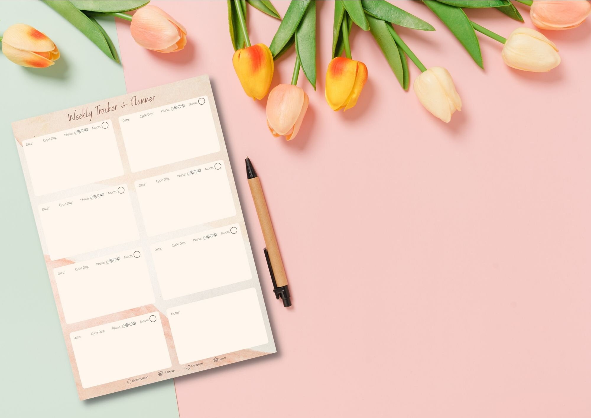 Period Tracker Printable Bundle PDF | Period Journal Printable ...