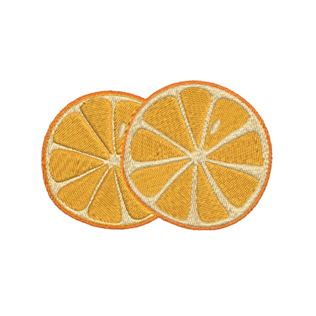 Orange Slices Embroidery File - Etsy