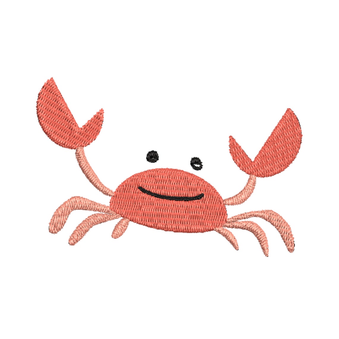 Crab Embroidery File - Etsy