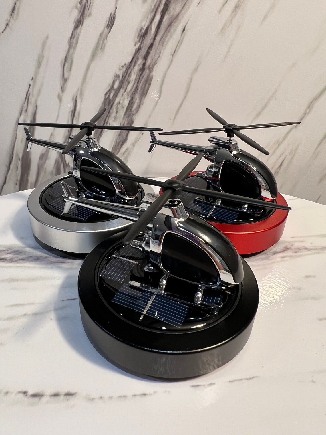 Car Air Freshener/solar Powered/helicopter - Etsy