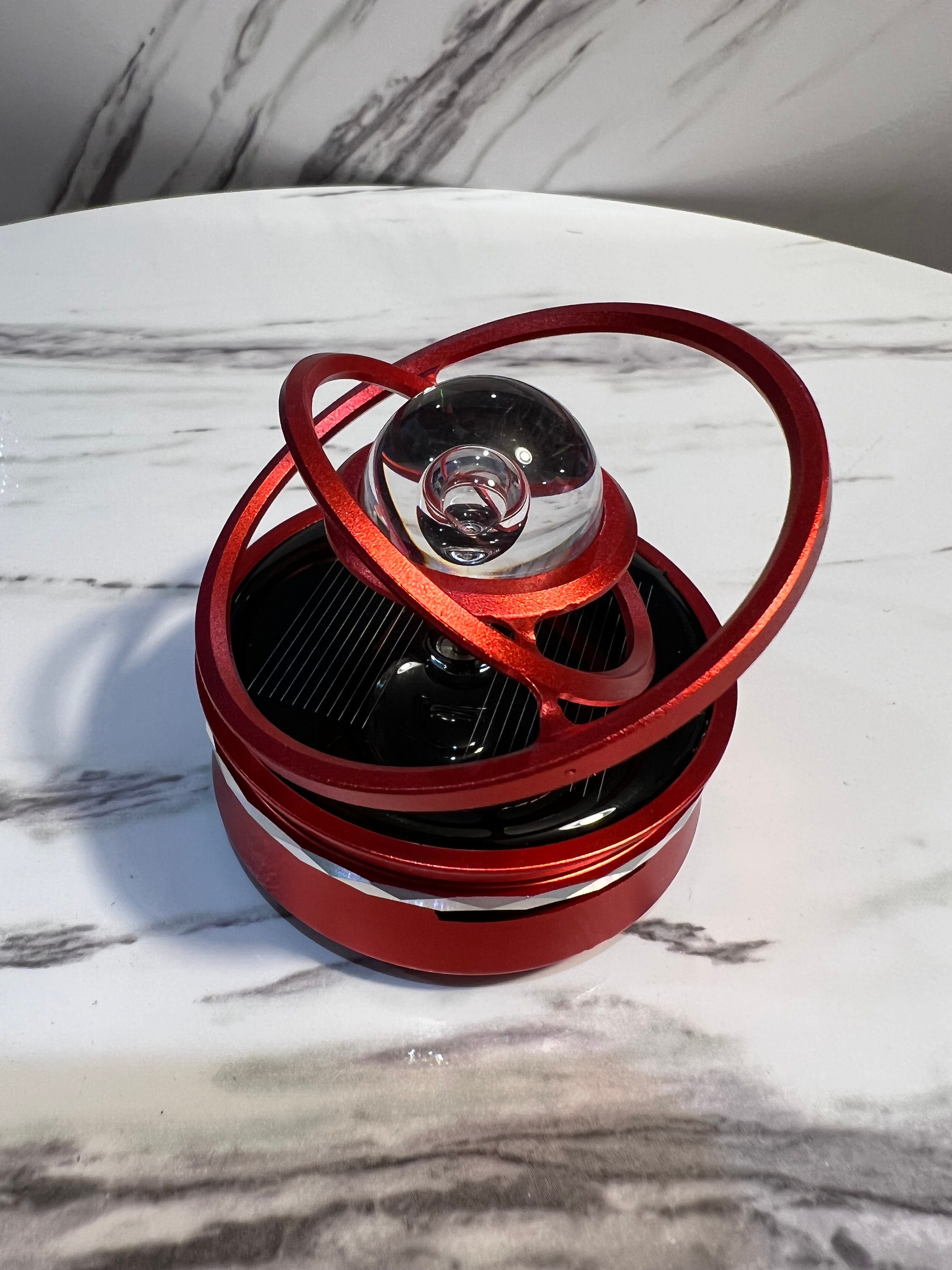 Car Air Freshener/solar Powered/luxurious/spins Under Sunshine - Etsy