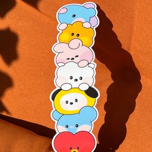 BTS BT21 Heads Vinyl Sticker - Etsy
