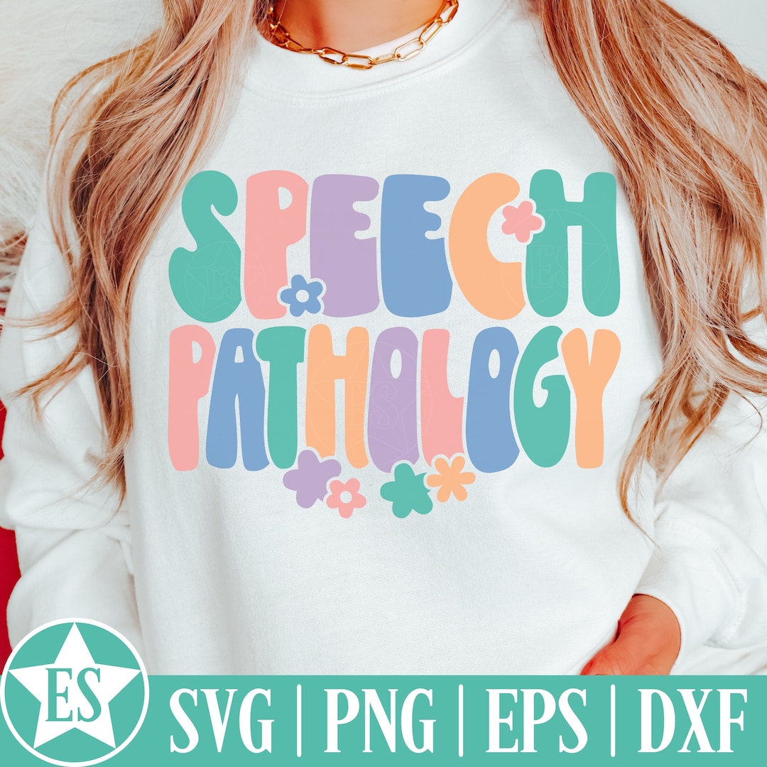 Speech Therapy SVG | Spring SLP Svg Speech Sublimation Png Cute SLP Png ...