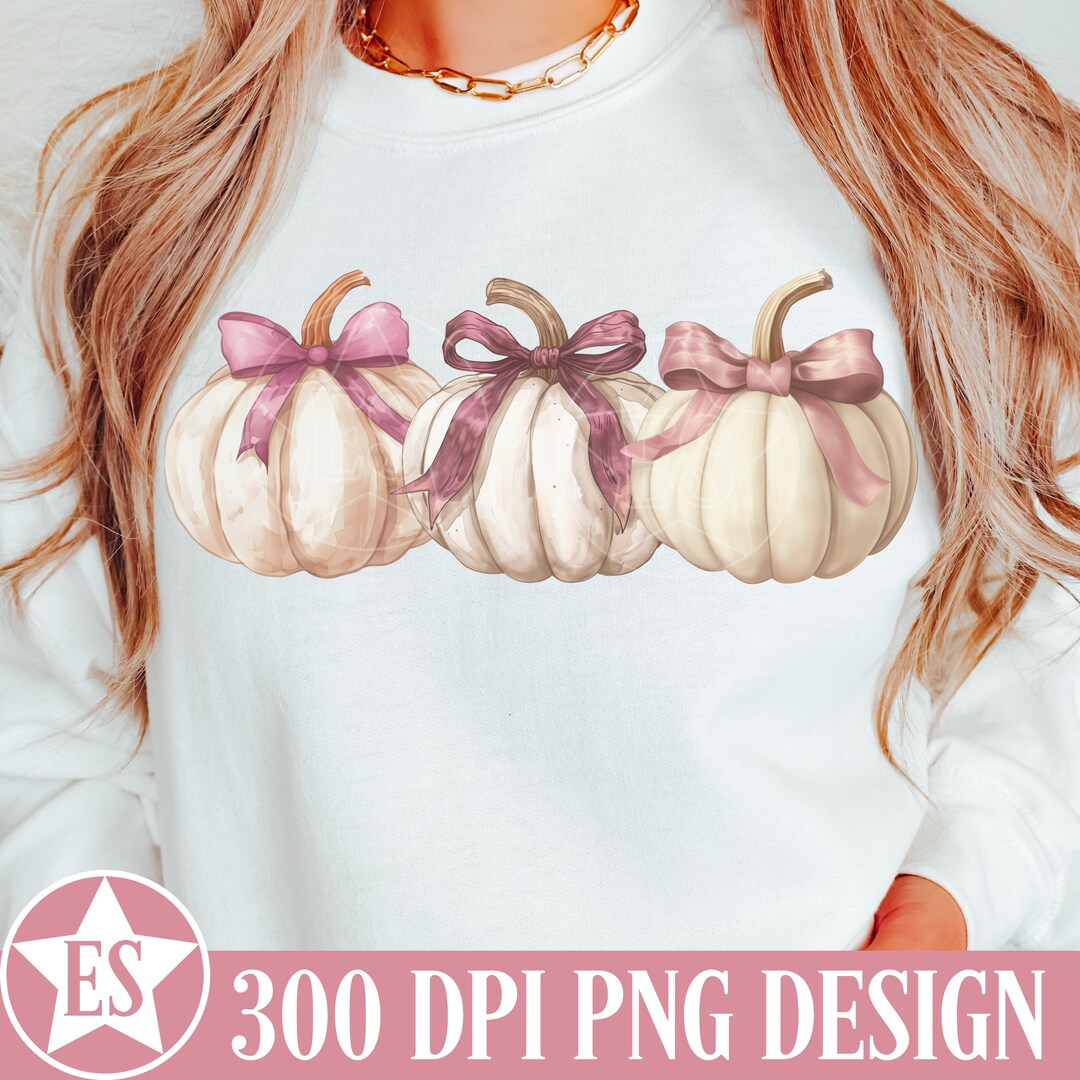 Fall Coquette PNG Design | Coquette Pumpkins Png Girly Coquette Png ...