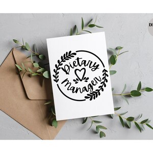 Dietary Manager SVG | Dietary Manager PNG | Dietary Sublimation Png ...