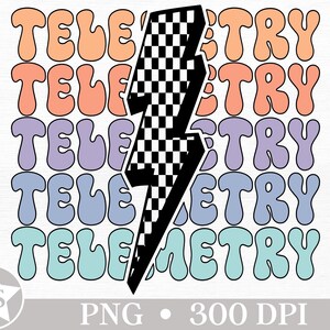 Telemetry PNG | Telemetry Nurse Sublimation Design | Tele Tech ...