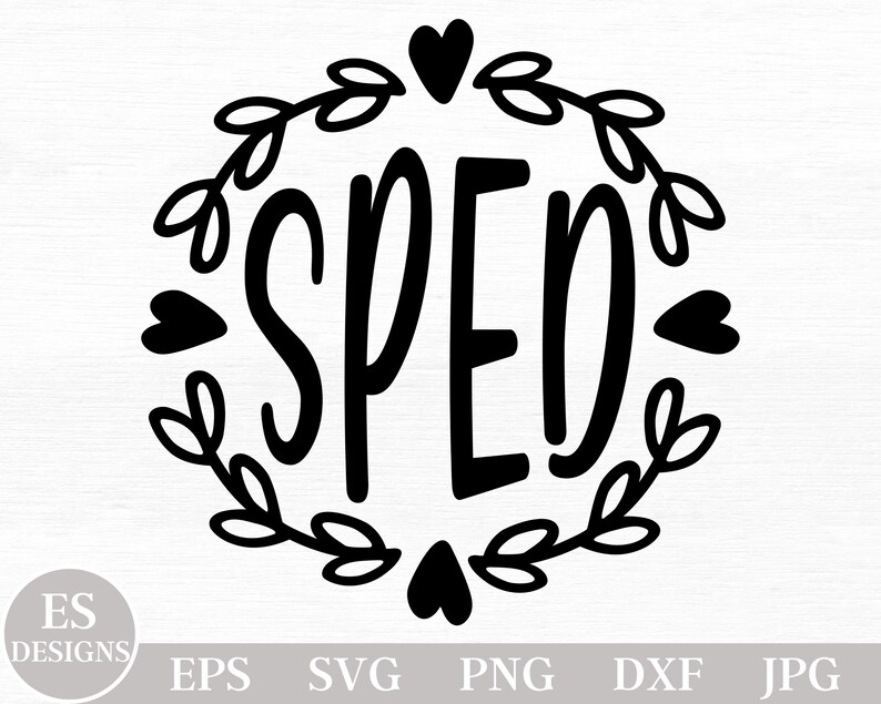 SPED SVG SPED Png Special Education Svg Sped Teacher Png - Etsy