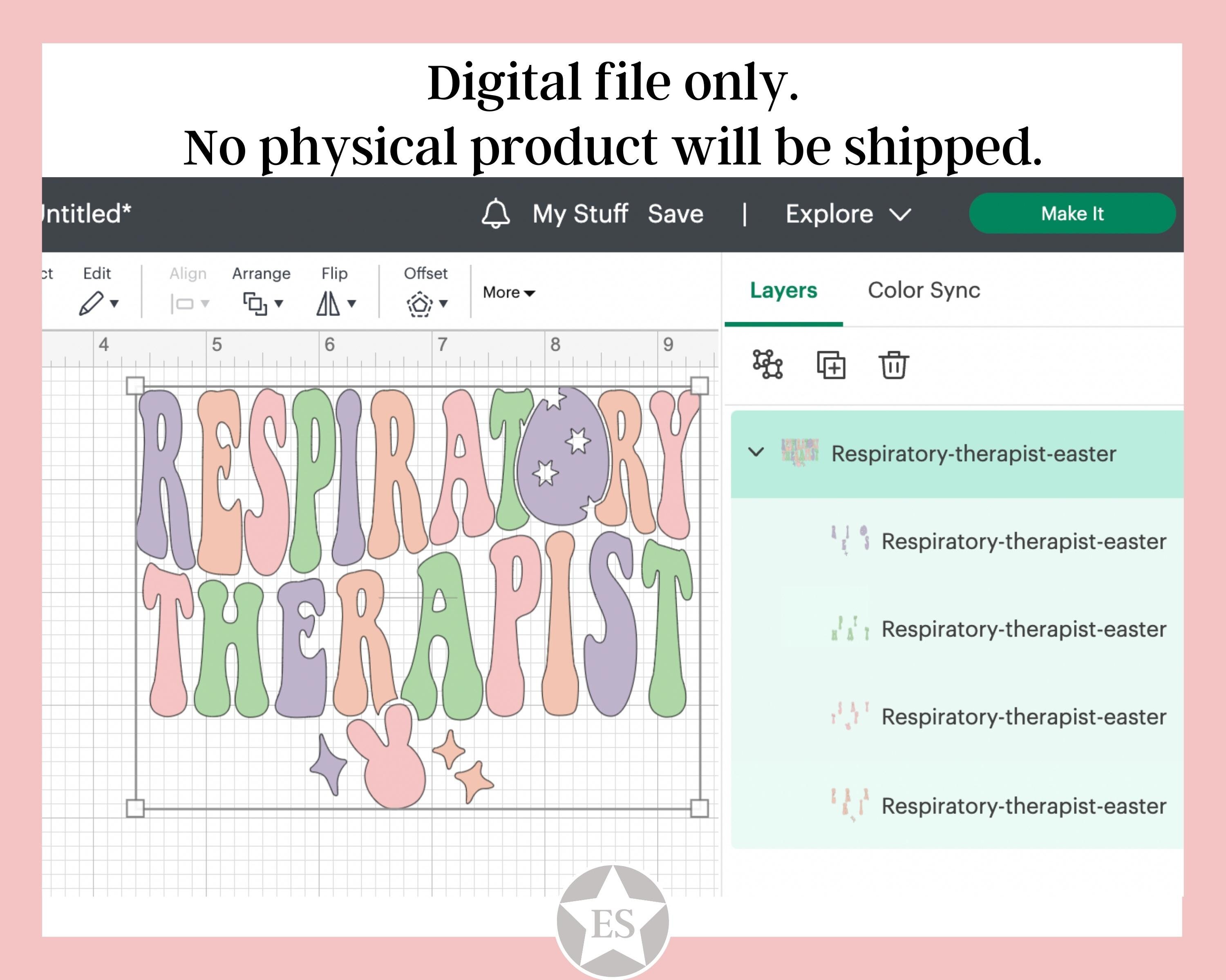 Respiratory Therapist Easter SVG | Respiratory Therapist Svg | Easter ...