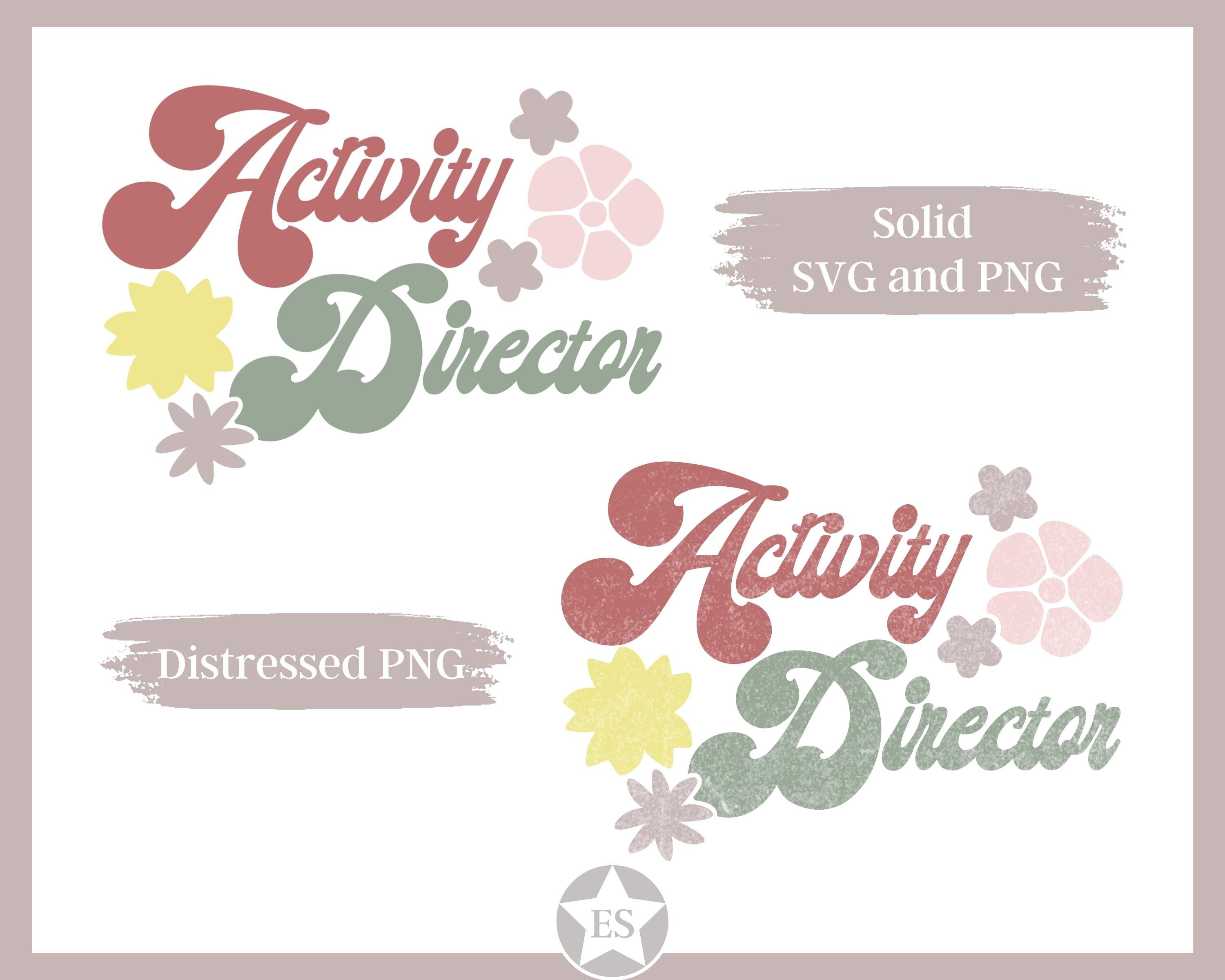 Vintage Activity Director PNG Retro Activity Director SVG - Etsy