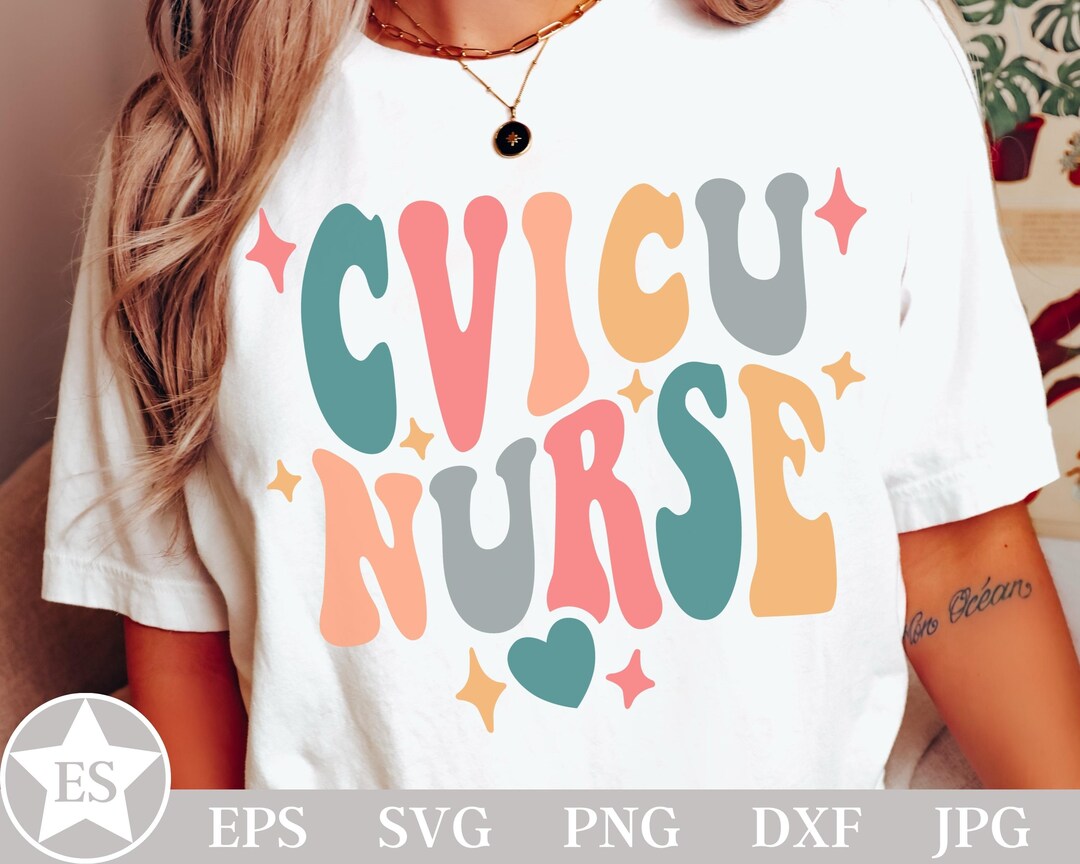 CVICU Nurse Svg | CVICU Nurse Png | Cardiovascular Nurse Svg | Cardiac ...