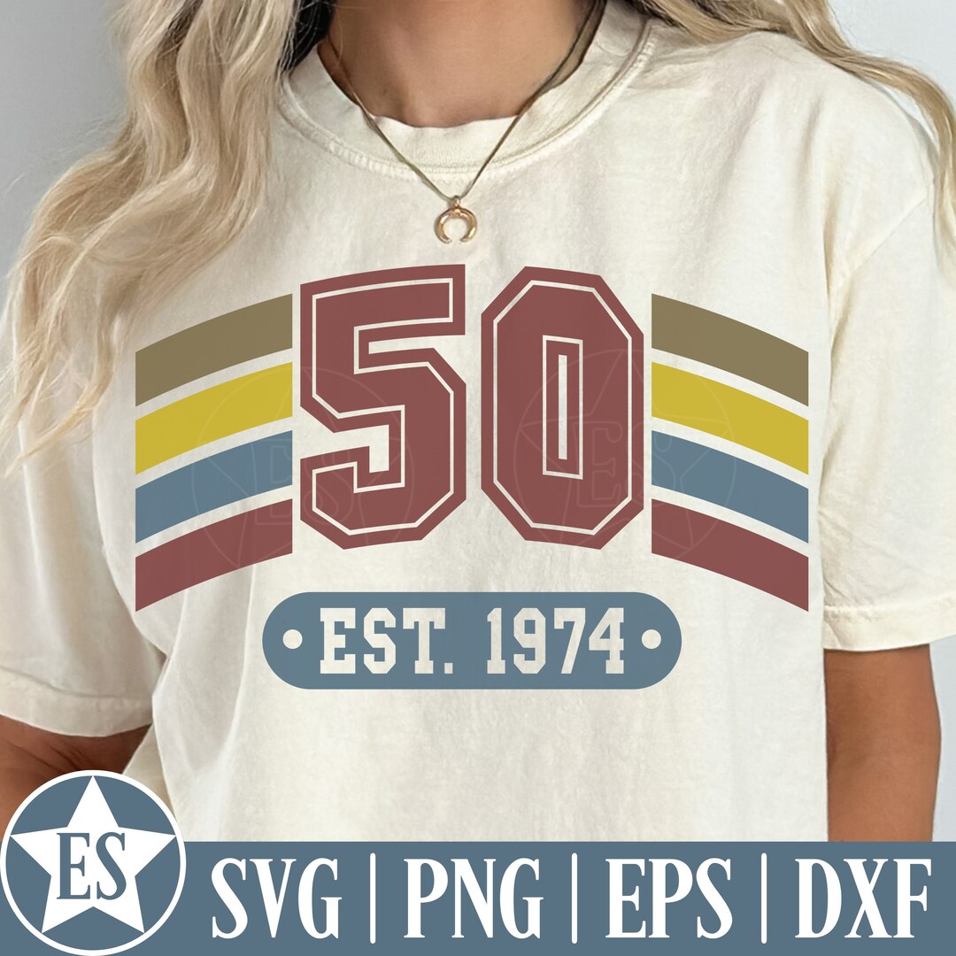 Fifty Birthday SVG | 50th Birthday Svg 50th Birthday Png Fifty Svg 50 ...