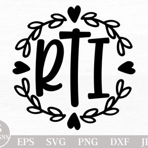 RTI SVG | RTI Png | Response to Intervention Svg | Early Intervention ...