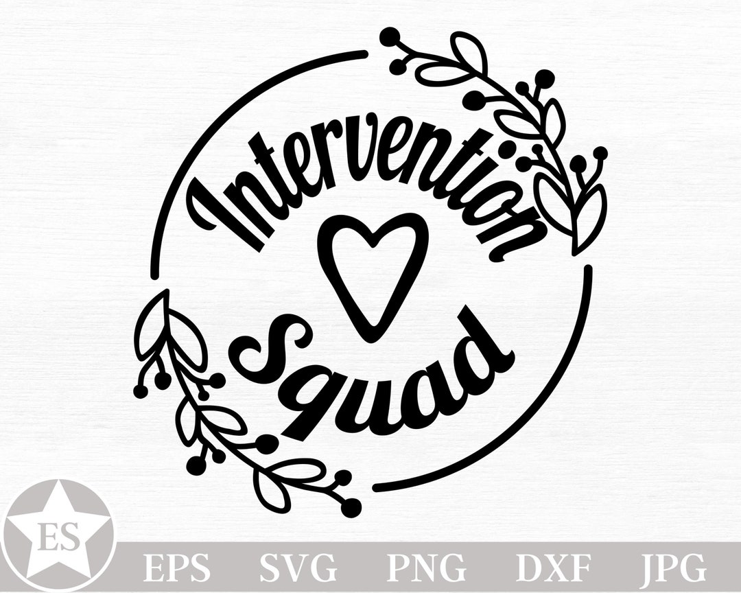 Intervention Squad SVG | Intervention Svg | Intervention Crew Svg ...