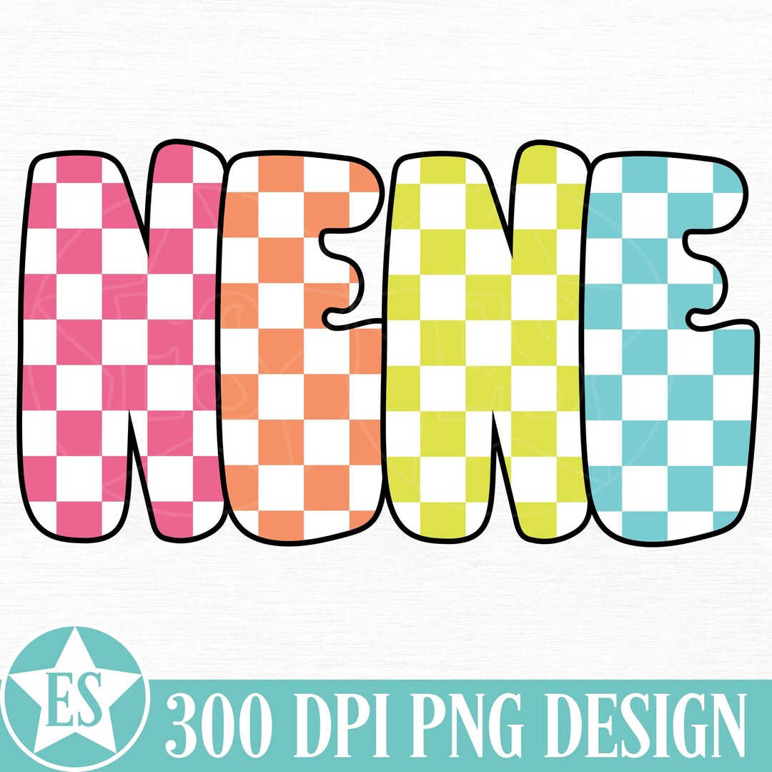 Retro Nene PNG Sublimation Design | Summer Nene Design Png Check Nene ...