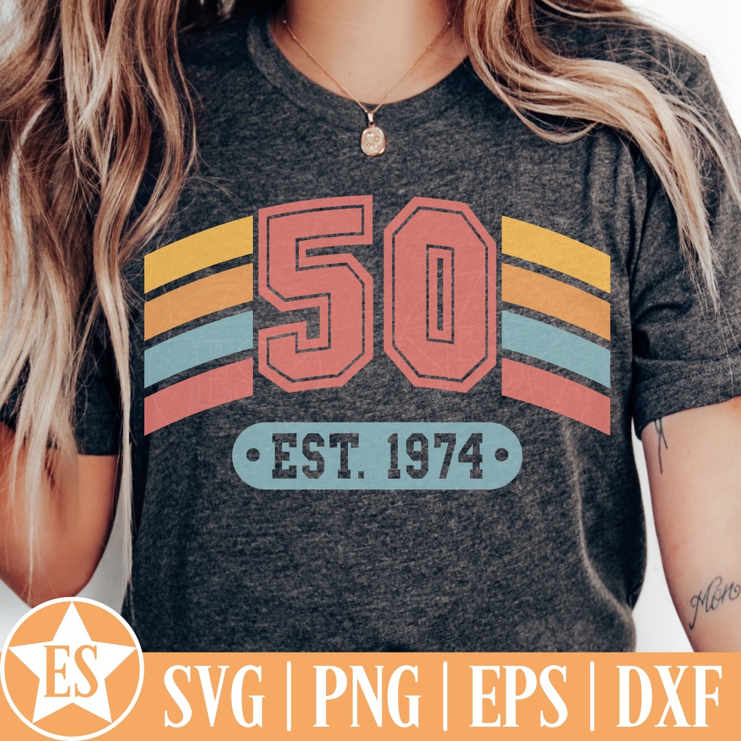 50th Birthday SVG Fifty Birthday Svg 50th Birthday Png Fifty Svg 50 ...