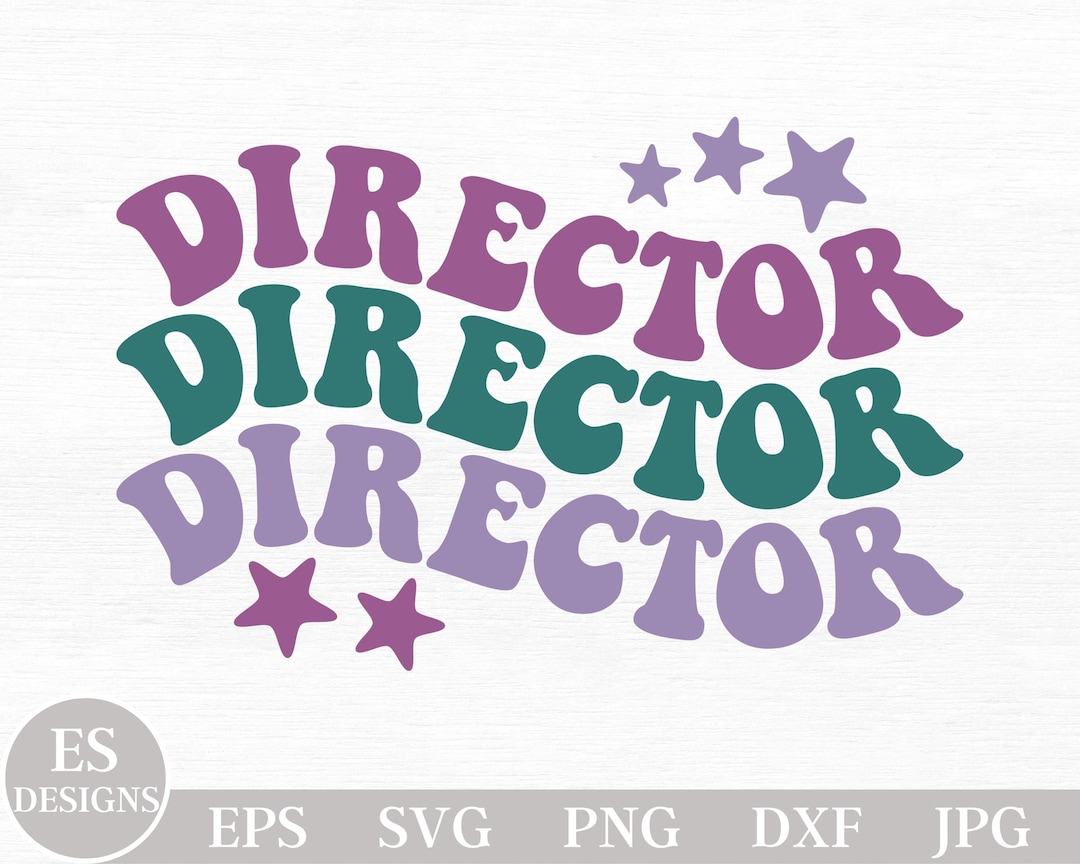 Director SVG | Director PNG | Director Sublimation Png Design ...