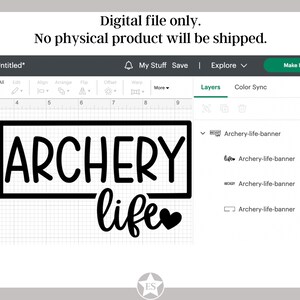 Archery SVG Cut File | Archery Life Svg | Archery Png | Archery Mom Svg ...