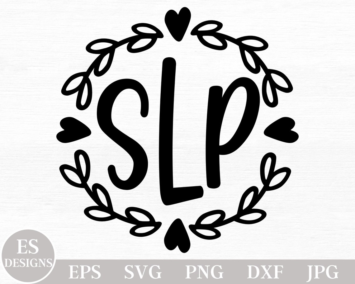 SLP SVG Speech Therapist Svg Speech Language Svg SLP Png - Etsy