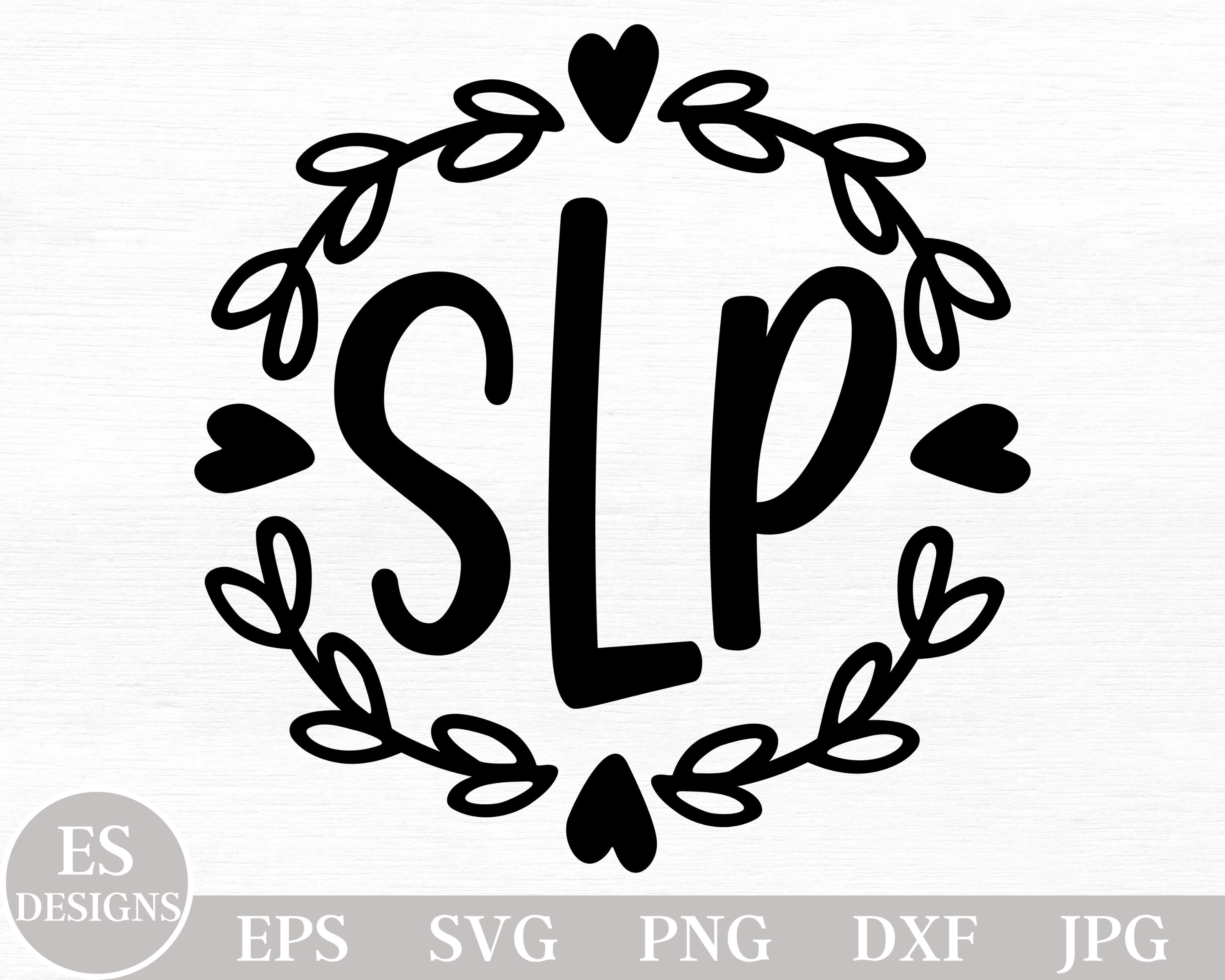 SLP SVG Speech Therapist Svg Speech Language Svg SLP Png - Etsy
