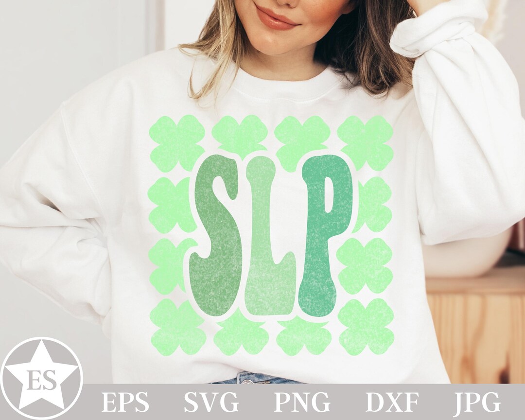 SLP St. Patrick's SVG | SLP St. Patrick's Png | Speech Language ...