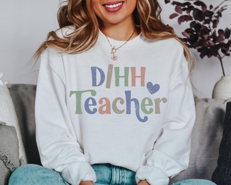 D/HH Teacher Svg D/HH Teacher Png Deaf and Hard of Hearing - Etsy