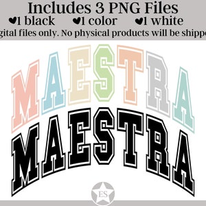 Preppy Spanish Teacher PNG | Maestra Png | High School Spanish Teacher ...