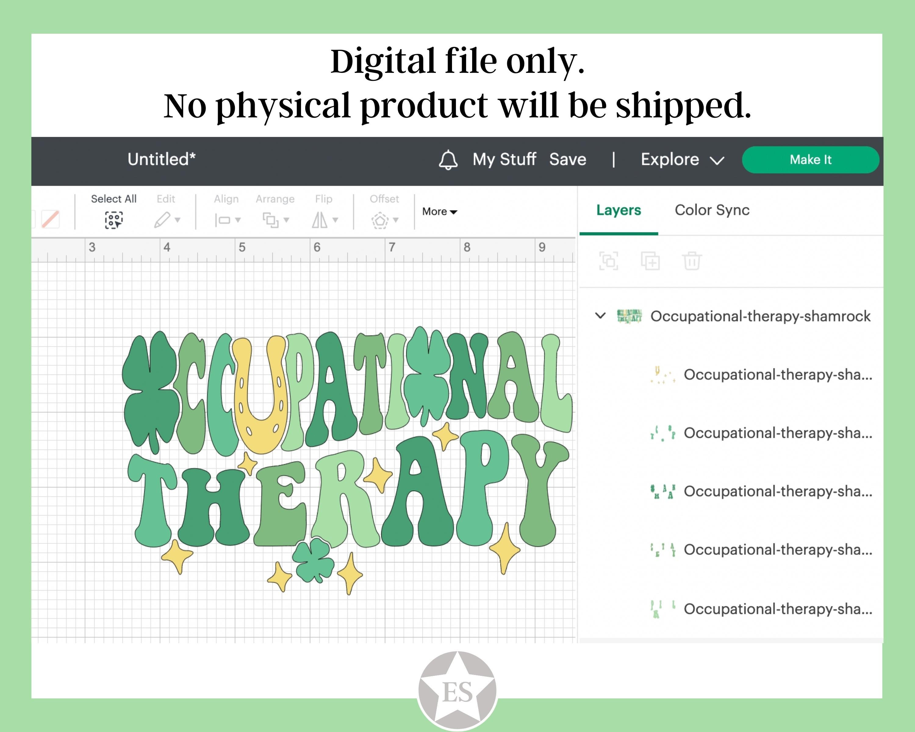 St. Patrick's Occupational Therapy Svg | Lucky OT Svg Occupational ...