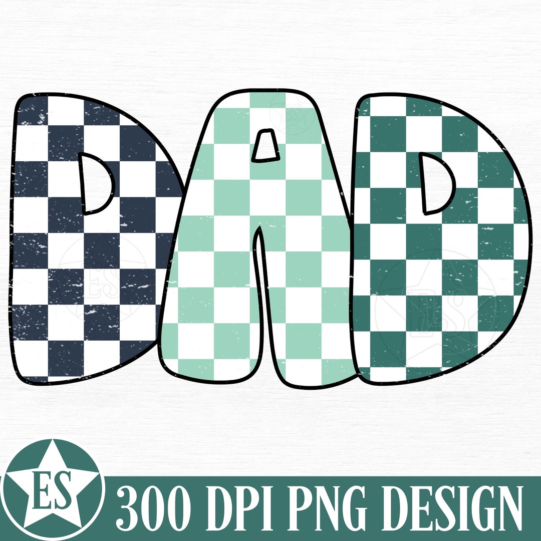Blue Dad PNG Sublimation Design Download | Retro Dad Png Dad ...