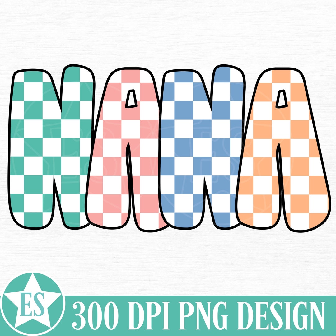 Retro Nana PNG Sublimation Design | Summer Nana Design Png Nana Mother ...