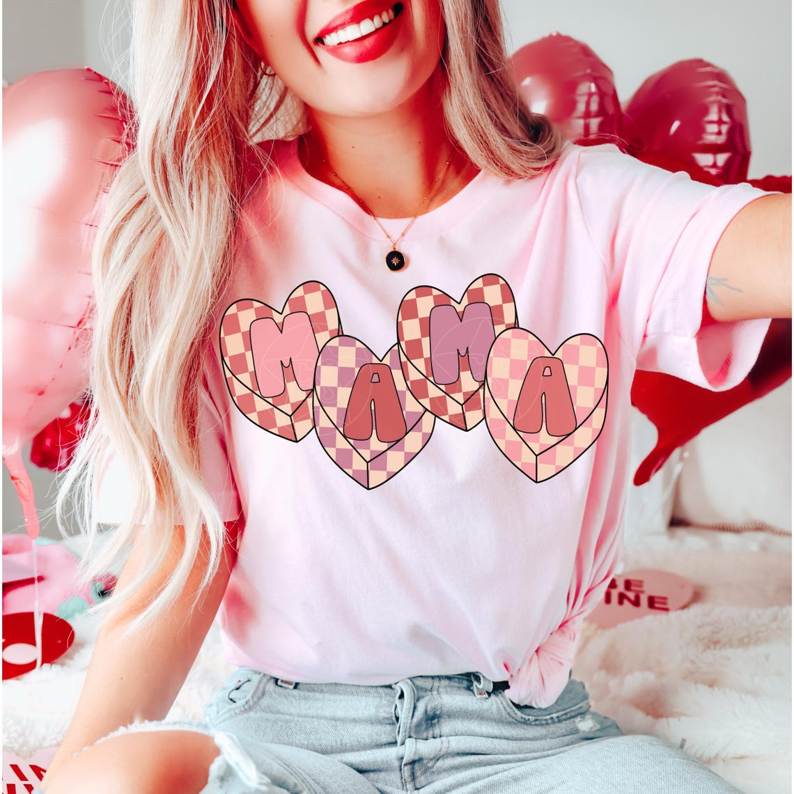 Valentine Mama PNG | Pink Valentine's Day Mama Png Mama Valentine's Png ...