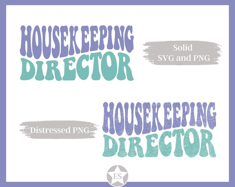 Housekeeping Director SVG Housekeeping Director PNG - Etsy