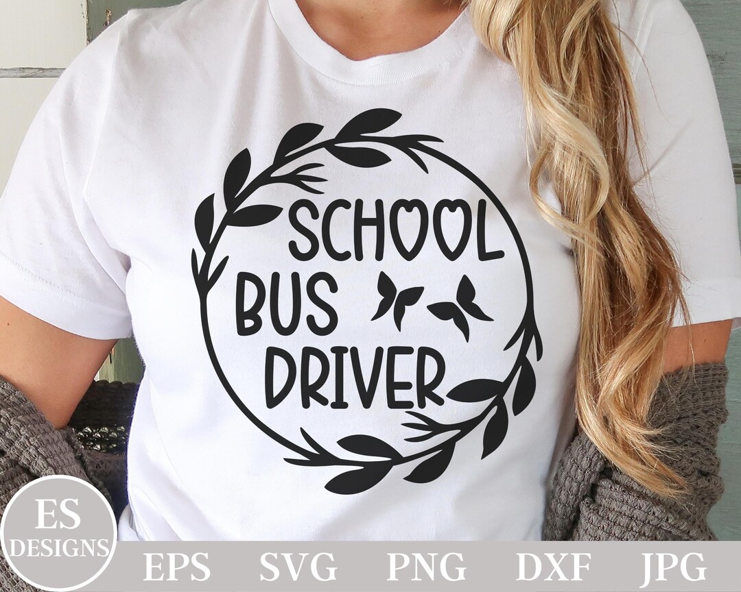 School Bus Driver PNG | School Bus Driver SVG | Bus Driver Svg | School ...