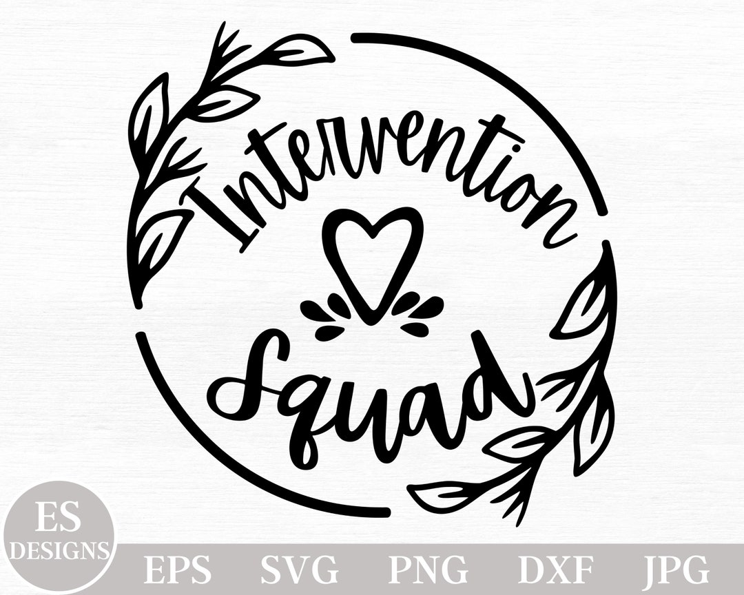 Intervention Squad SVG | RTI SVG | Intervention Svg | Rti Png ...
