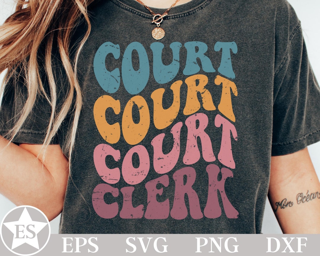 Retro Court Clerk SVG | Court Staff Svg | Circuit Court Clerk Svg ...