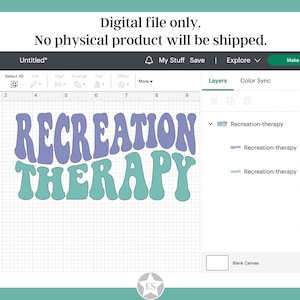 Recreation Therapy SVG Recreational Therapy Svg Recreational Therapist ...