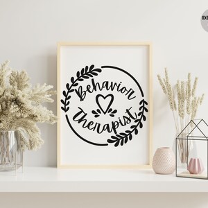 Behavior Therapist Svg Behavior Therapist Png Behavioral - Etsy