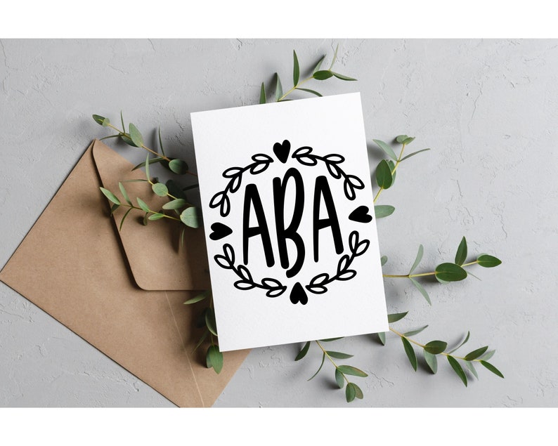 ABA Svg Applied Behavior Analyst Svg ABA Png ABA - Etsy