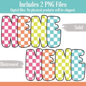 Retro Nene PNG Sublimation Design | Summer Nene Design Png Check Nene ...